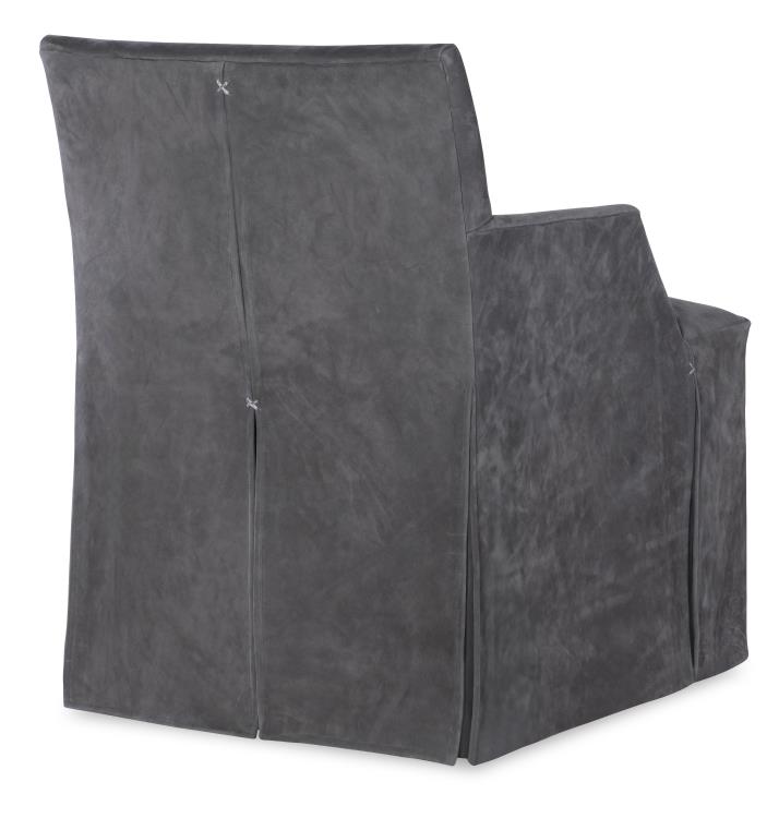 Century Furniture TS-CCA-3180-6SK-V2 Stefano Skirted Chair Charcoal ...