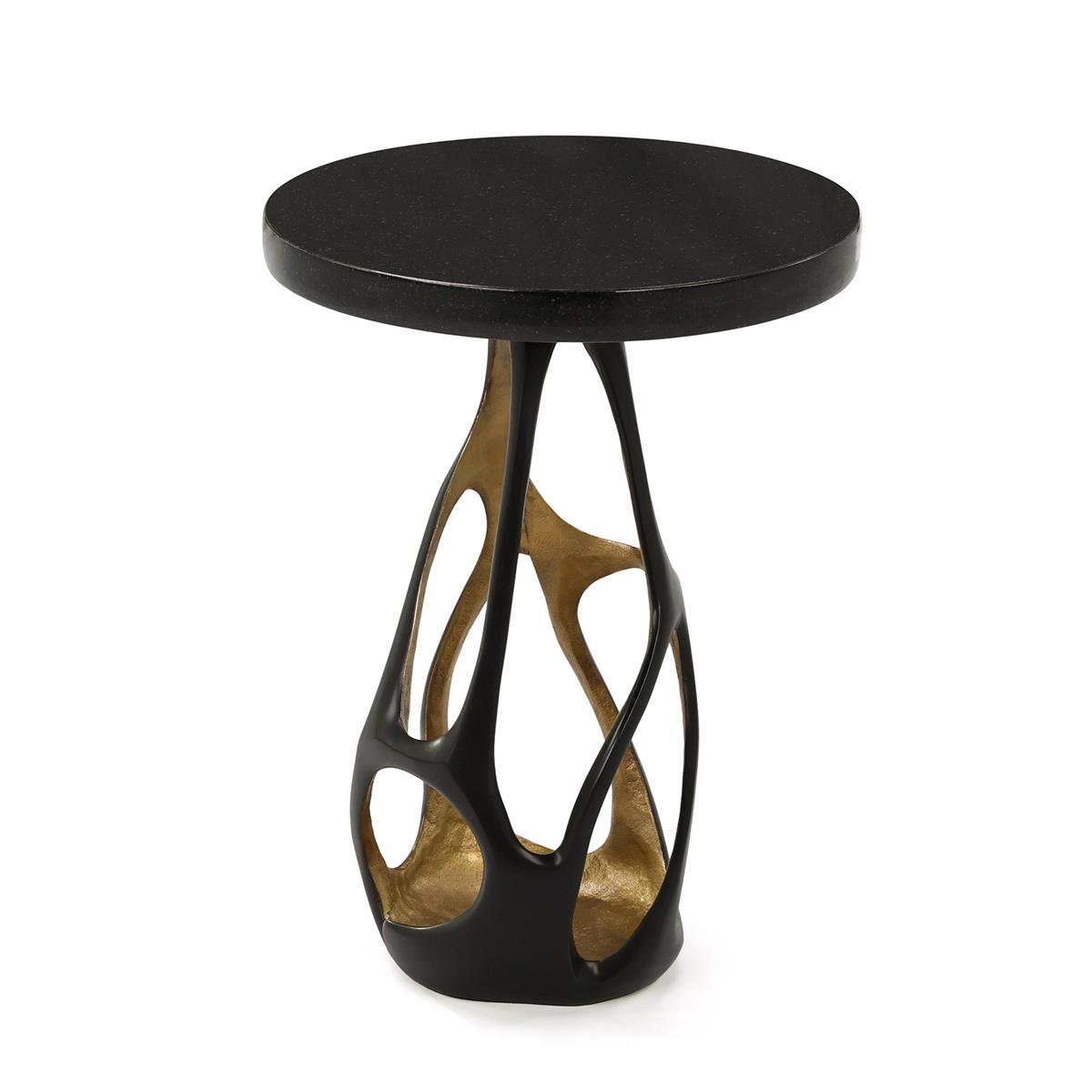 John Richard JFD-0432 Nexus Side Table Bronze - Hickory Park Furniture