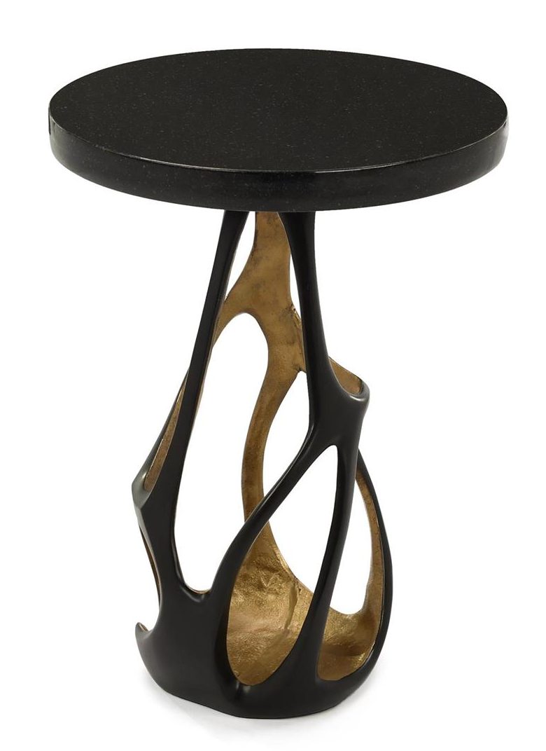 John Richard JFD-0432 Nexus Side Table Bronze - Hickory Park Furniture