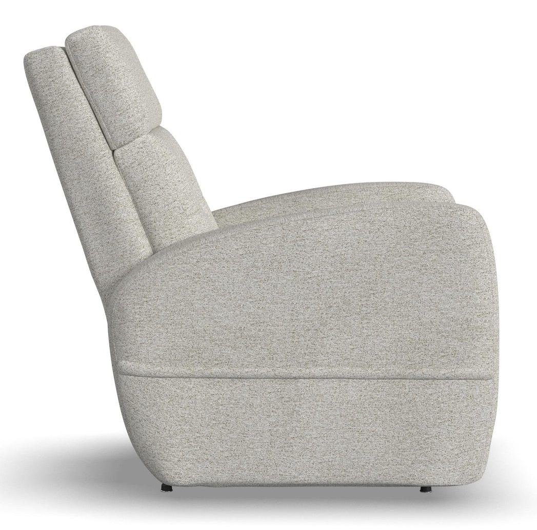 Flexsteel 2480-50L Charlotte Fabric Power Recliner with Power Headrest ...