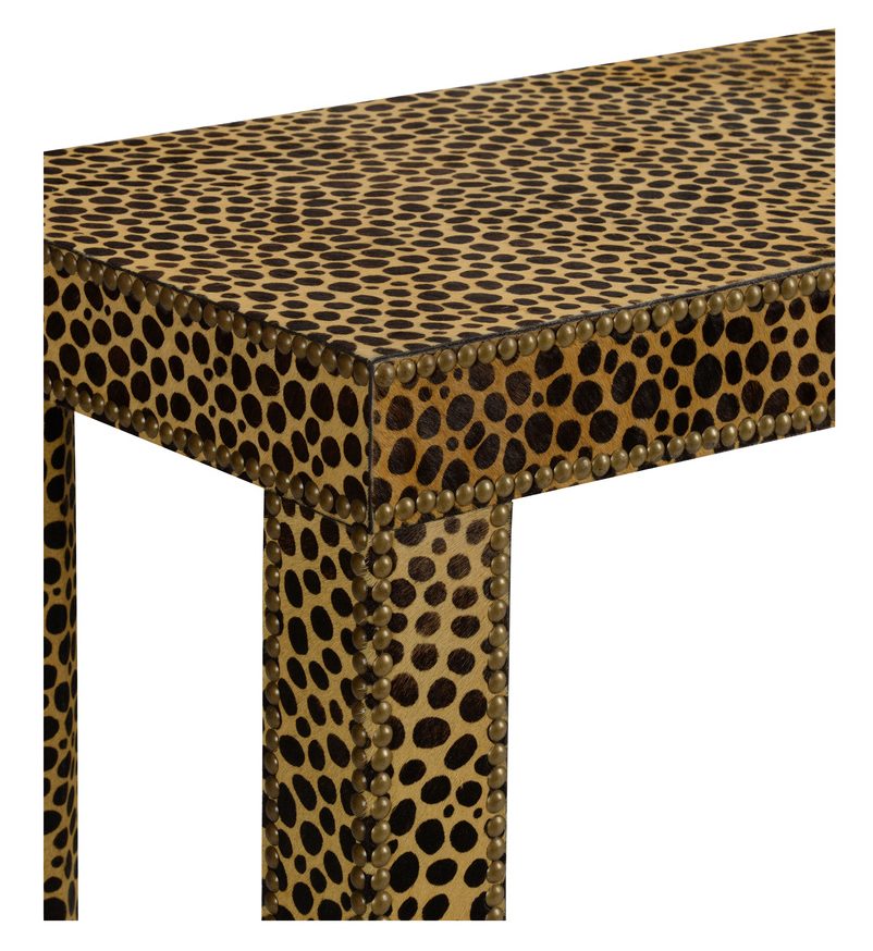 Chelsea House 370059 Leopard Console Table - Hickory Park Furniture