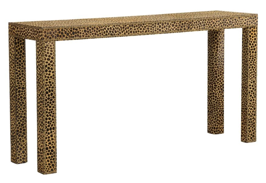 Chelsea House 370059 Leopard Console Table - Hickory Park Furniture