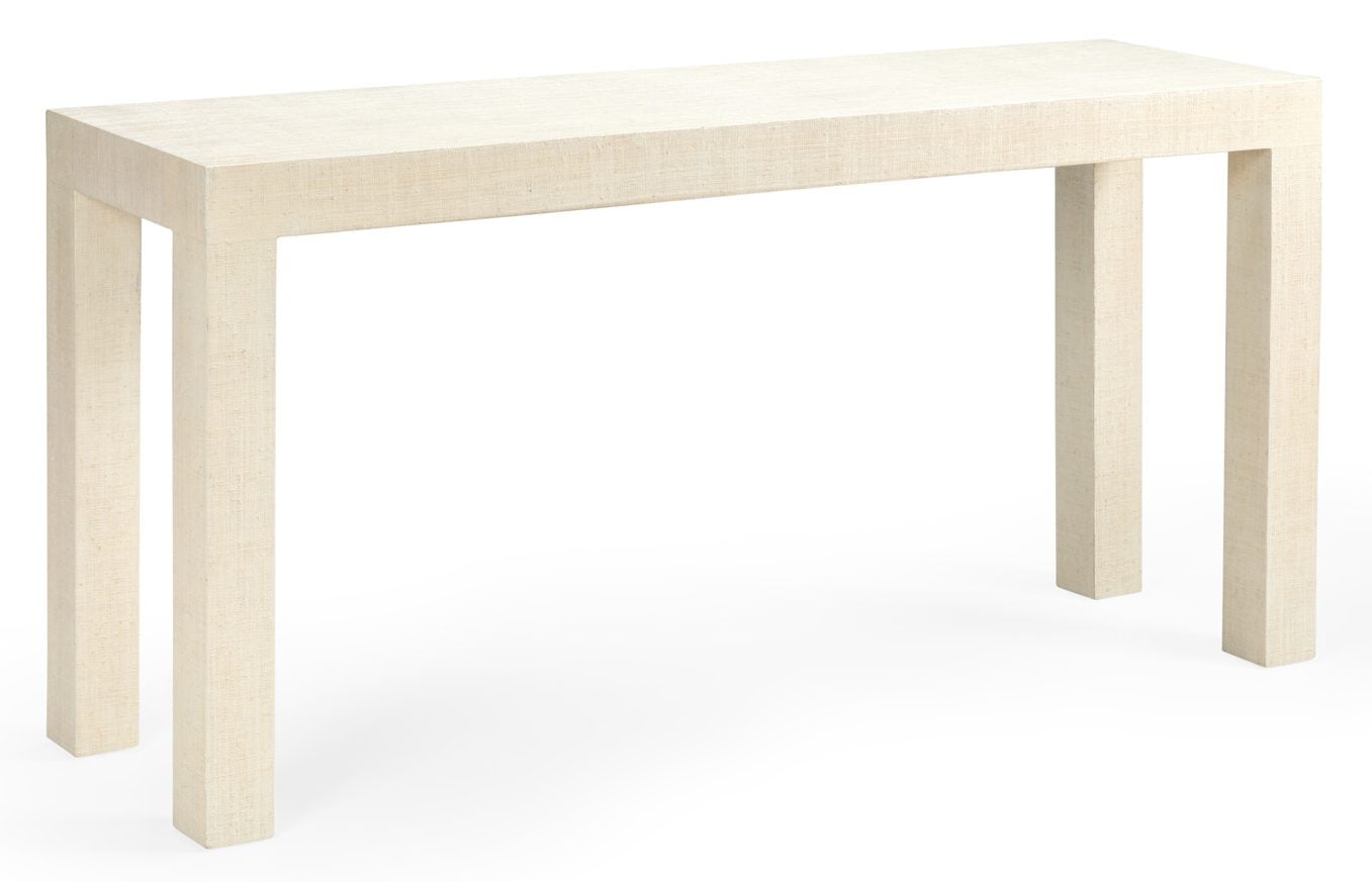Chelsea House 385055 Sanibel Console Table White - Hickory Park Furniture