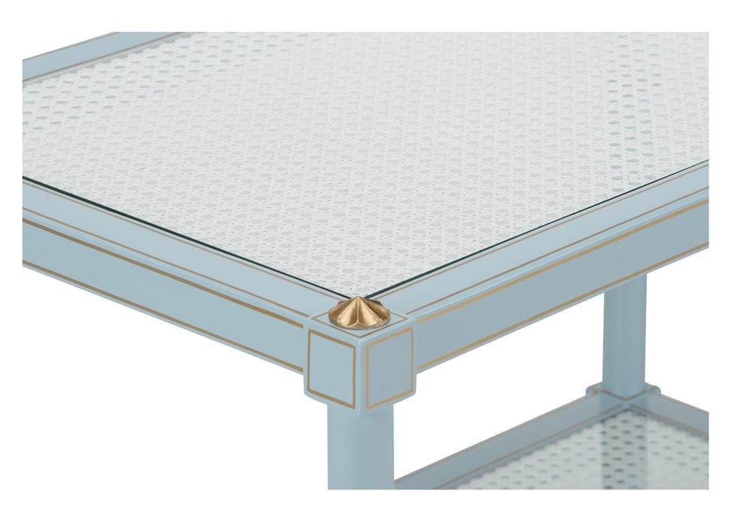 Chelsea House 385706 Conner Cane Cocktail Table - Hickory Park Furniture