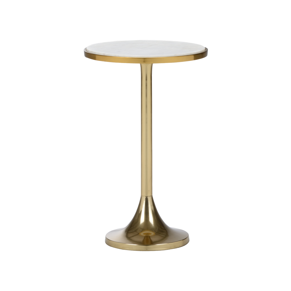 Wildwood 490653 Mariah Marble Side Table - Hickory Park Furniture