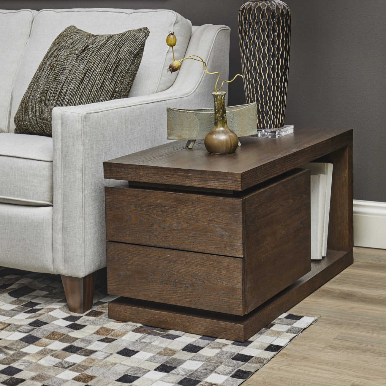 Flexsteel W1013-01 Athens End Table - Hickory Park Furniture