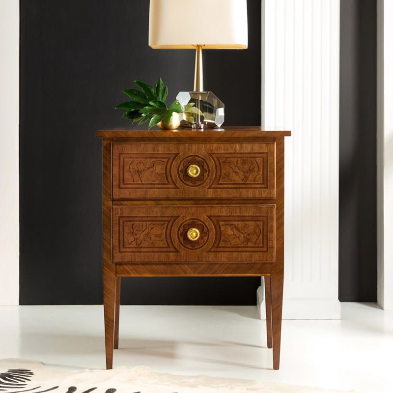 Modern History MH1167F01 Bezier Nightstand - Hickory Park Furniture