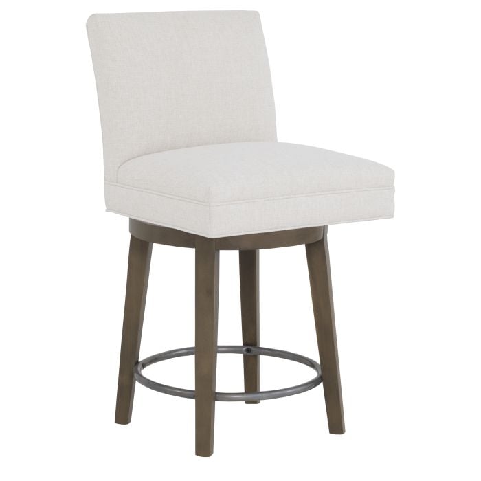 Fairfield 1210-C8 Straight Short Back Swivel Counter Stool - Hickory ...