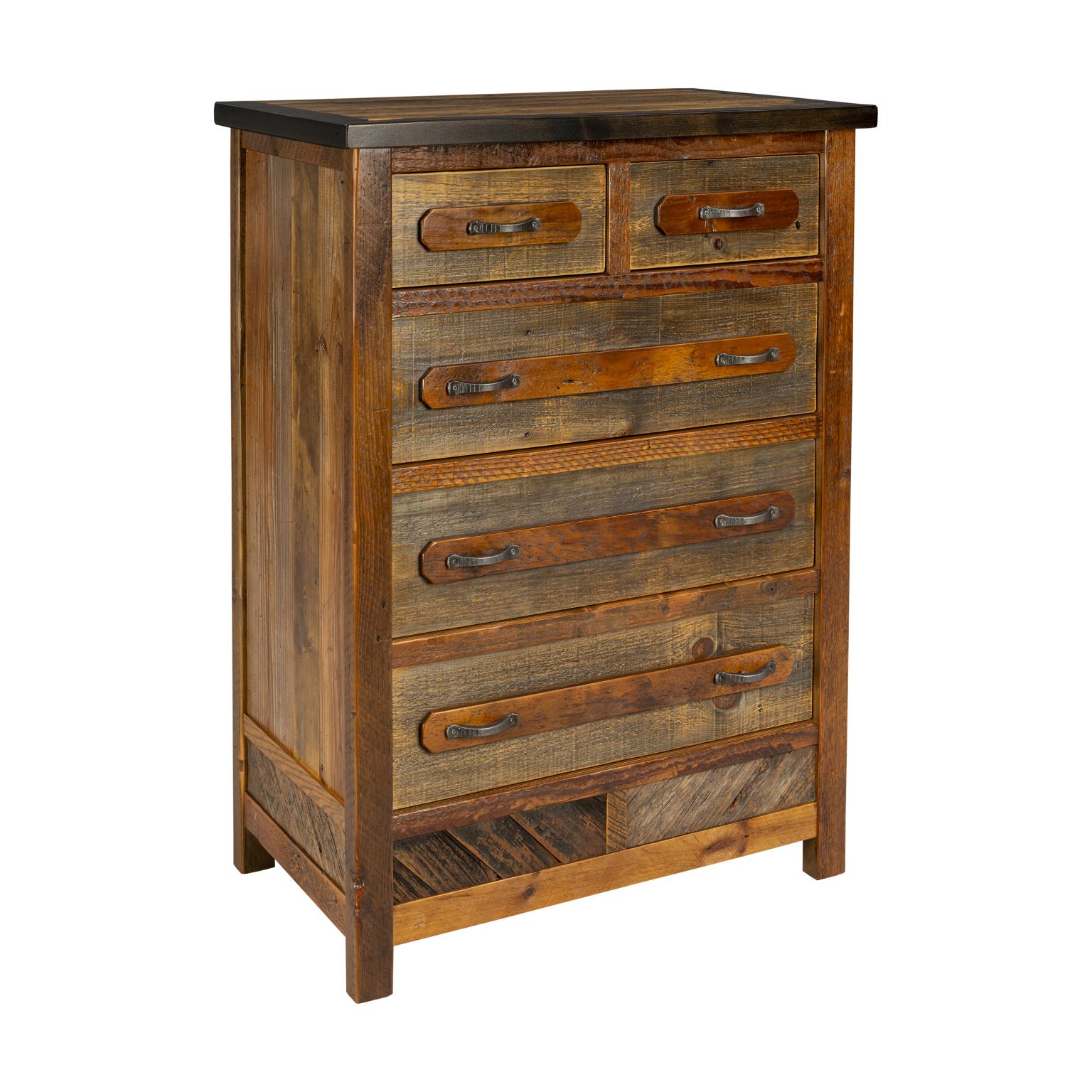 Green Gables 24023 Jackson Hole 5 Drawer Chest with Split Top Drawers ...