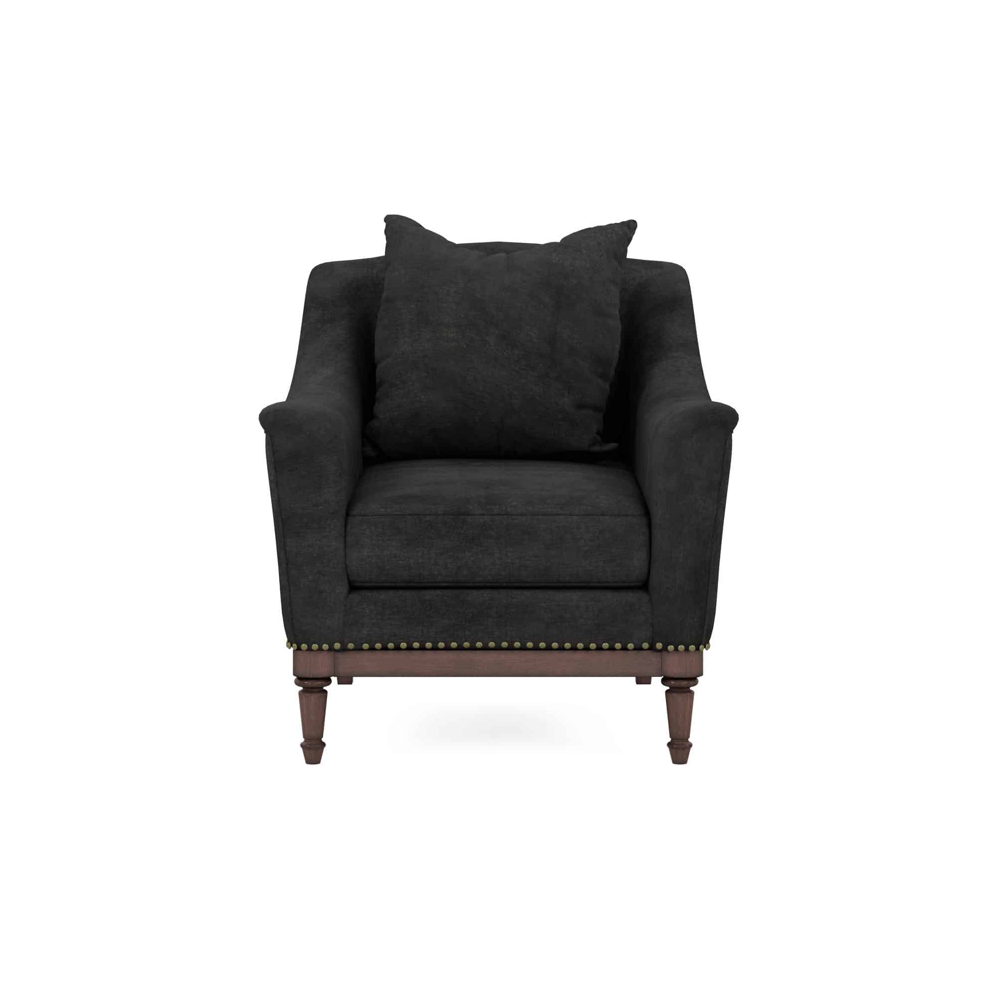 ART Furniture 528503-1730AA Magritte Accent Chair Charcoal - Hickory ...