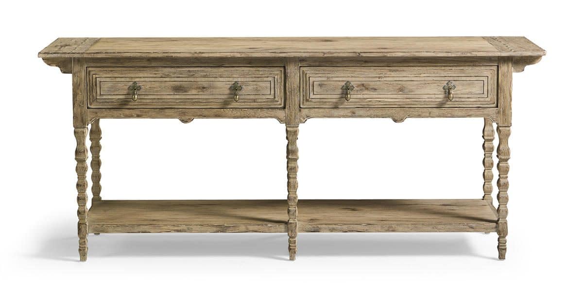 Jonathan Charles 491312-TGO Sagehill Spindle-Leg Console - Hickory Park ...