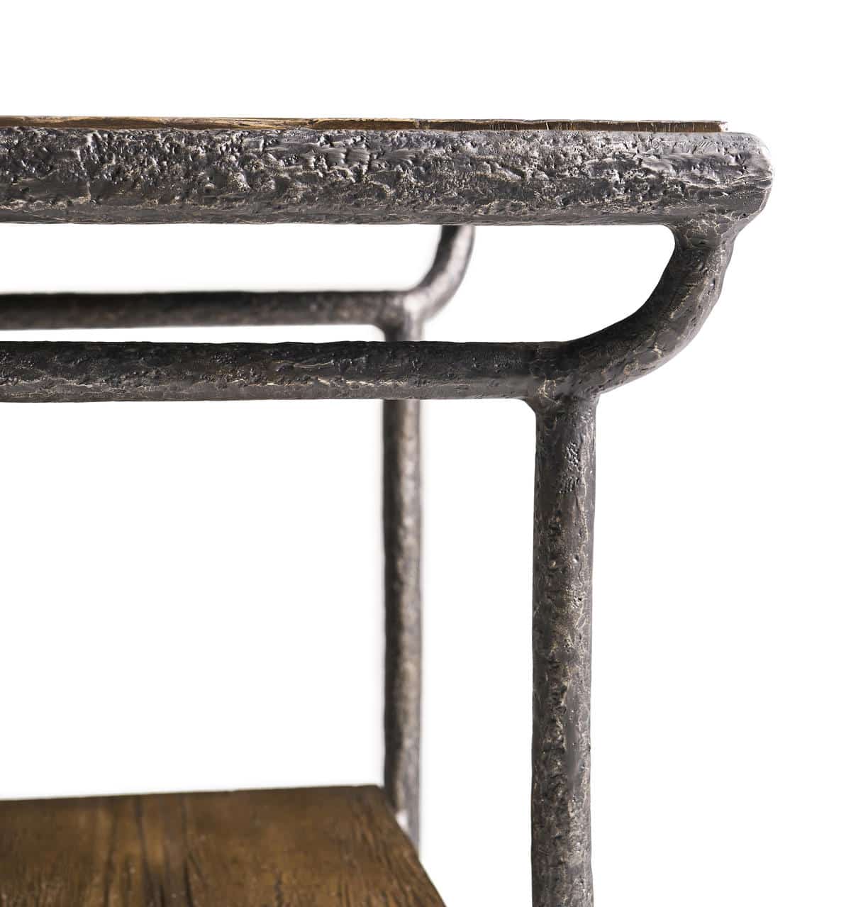 Jonathan Charles 491316-CMF Forge Iron Square End Table - Hickory Park ...