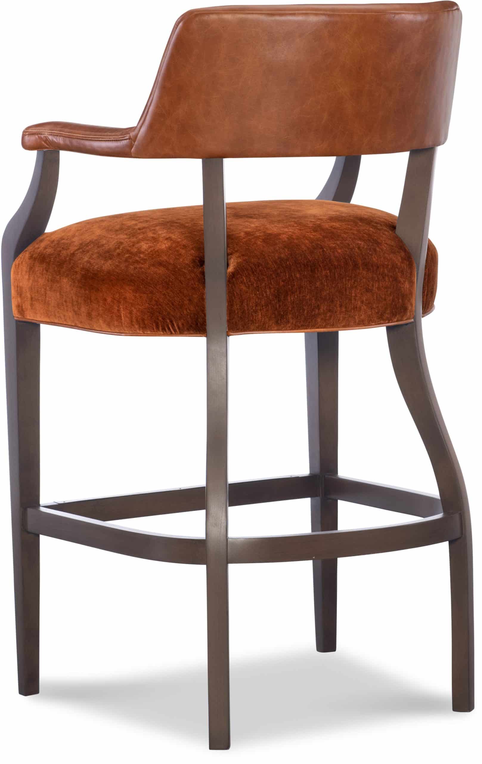 CR Laine L1020-46 Captain Leather Bar Stool - Hickory Park Furniture