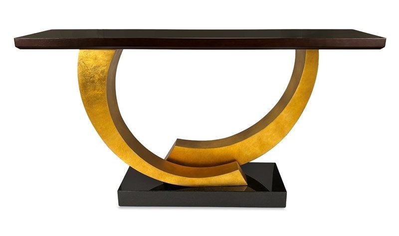 Ambella Home 07309-850-001 Halo Console Table - Gold - Hickory Park ...